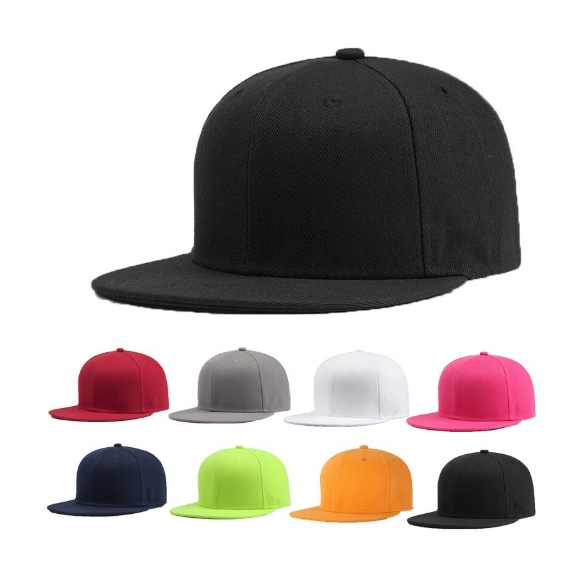 Jual Topi Snapback Hat Cap Hip hop Hiphop Distro hitam POLOS custom ...