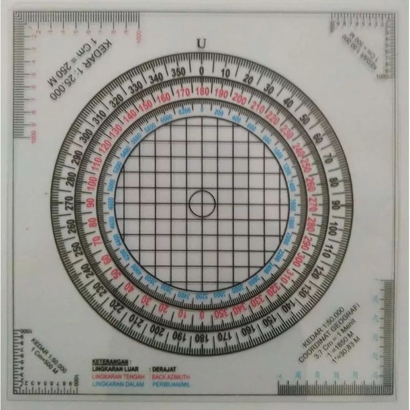 Jual PROTRACTOR NAVIGASI BUSUR DERAJAT PROTEKTOR BULAT | Shopee Indonesia