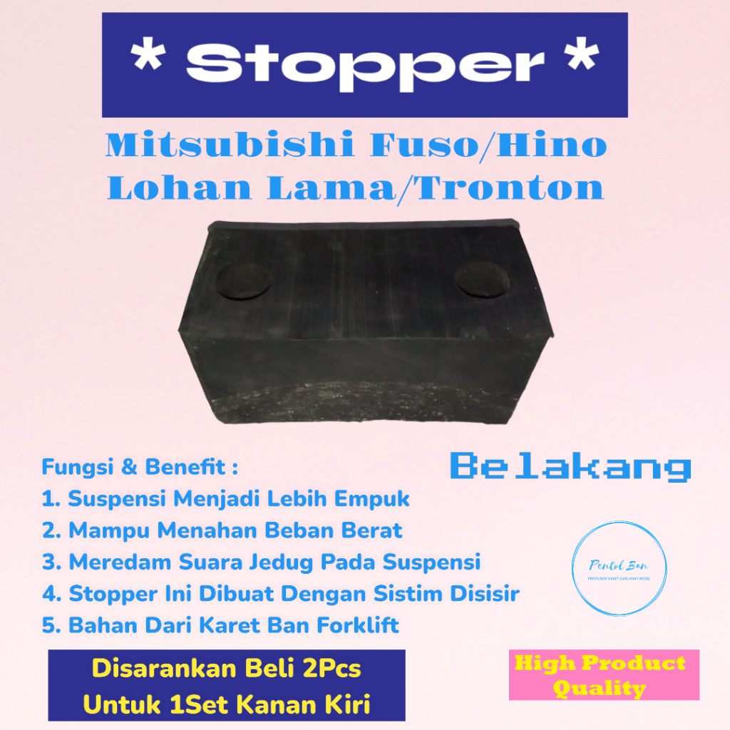 Jual Stopper Mitsubishi Fuso/Hino Lohan Lama/Tronton Bagian Belakang ...