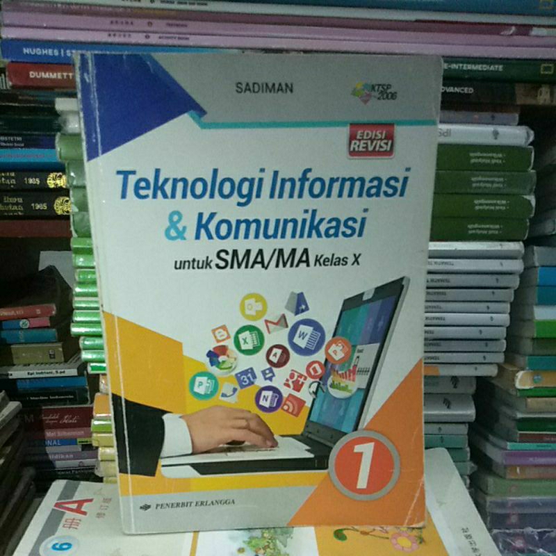 Jual buku teknologi informasi dan komunikasi untuk SMA kelas 10 penerbit Erlangga | Shopee Indonesia