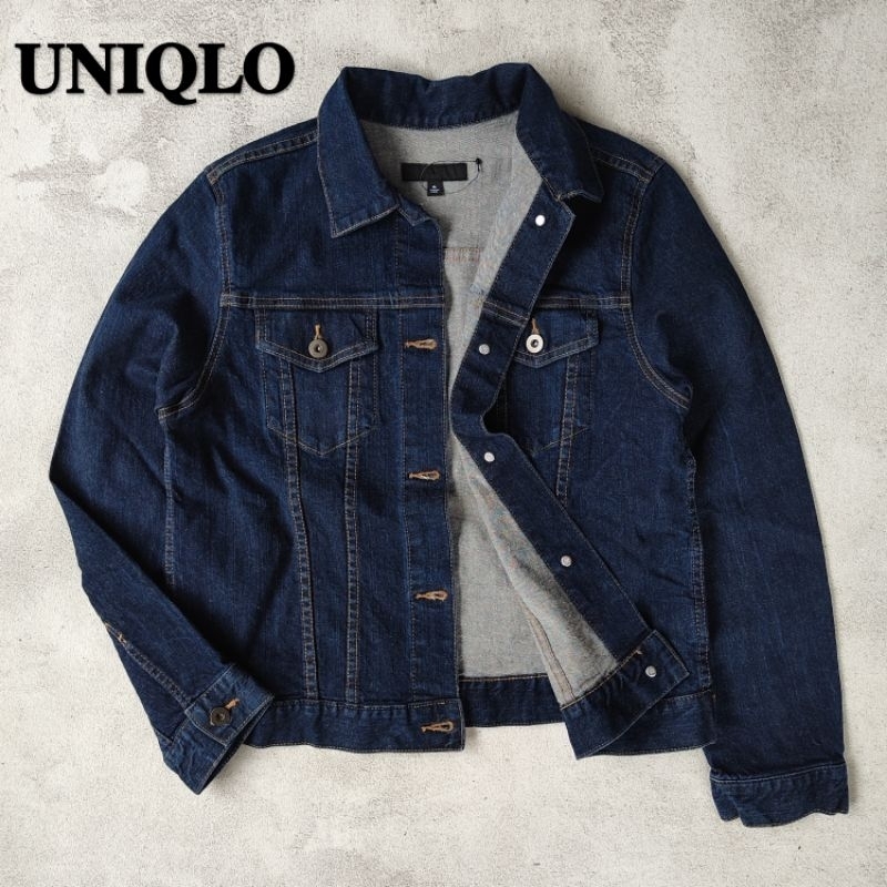 Jual Uniqlo denim jacket | Shopee Indonesia