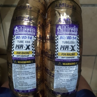 Jual Paket Ban Mizzle Tubeless 90/80-14 dan 90/80-14 MRX MR X MR-X Soft ...