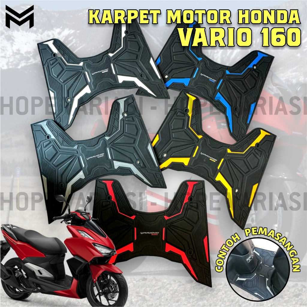 Jual KARPET VARIO 160 CBS ABS ISS 2022 2023 NEW KARET LANTAI RUBBER PREMIUM TEBAL 3D HONDA CLICK ...
