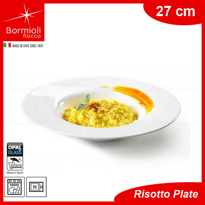 Jual Bormioli Rocco Piring Ronda 27 cm - Piring Pasta - Piring Deep ...