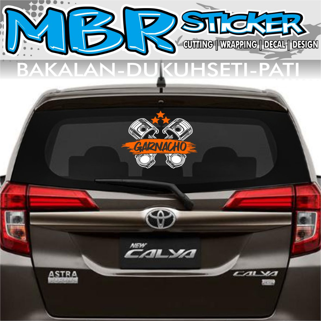 Jual stiker kaca mobil calya sigra,,stiker cutting,stiker nyala ...