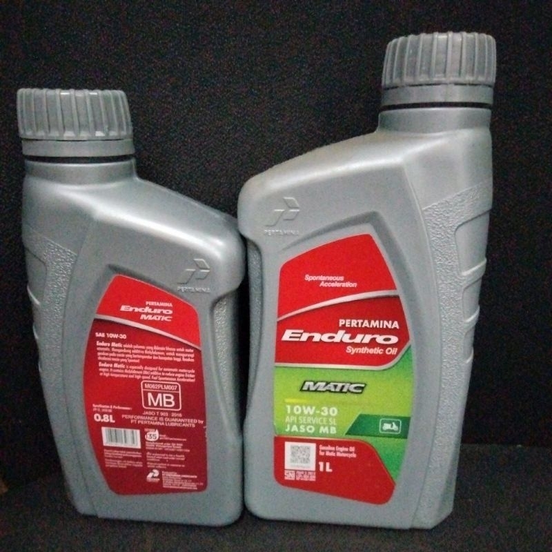 Jual Pertamina Oli Enduro Matic 10W-30 800ml 1 Liter Oil Motor Matik ...