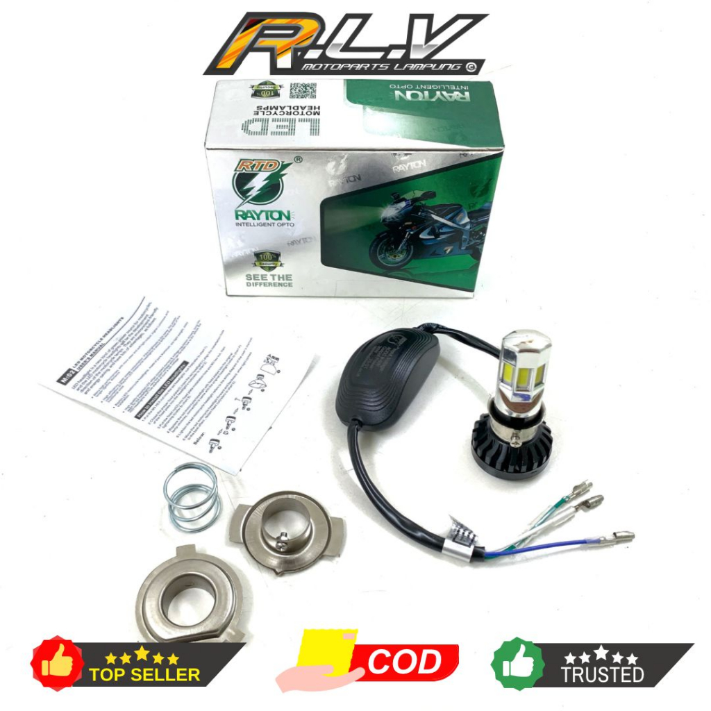Jual LAMPU LED 6 SISI RTD RAYTON | BOHLAM LAMPU MOTOR | LAMPU HEADLAMP ...