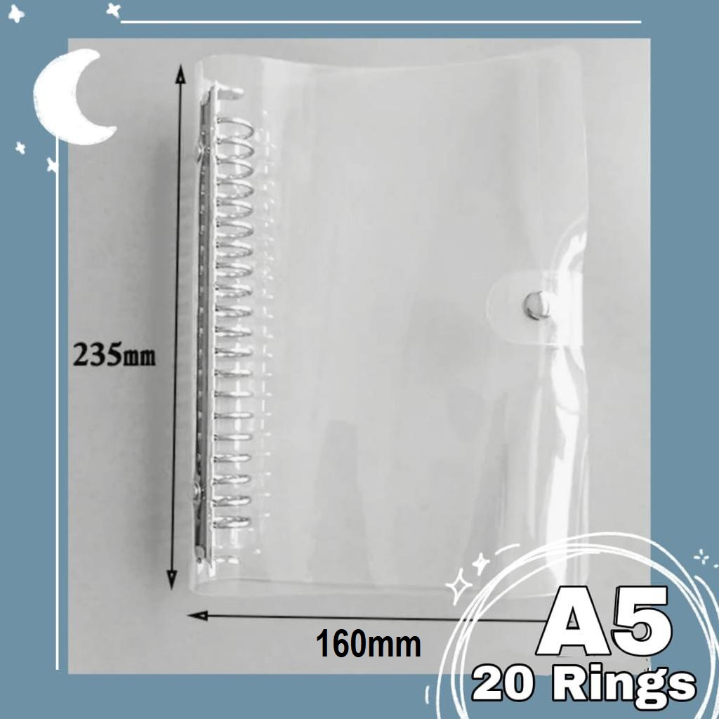Jual [HARU] B5 A5 Cover Binder Transparent Binder Bening Transparan ...