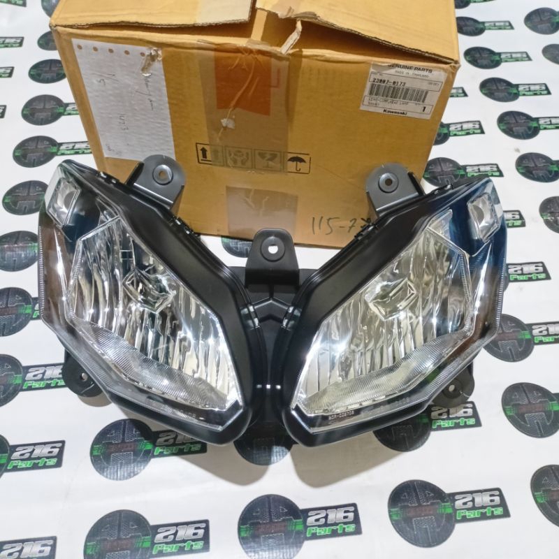 Jual Headlamp head lamp reflektor lampu depan ER6F Ninja 650 old Original Kawasaki | Shopee ...