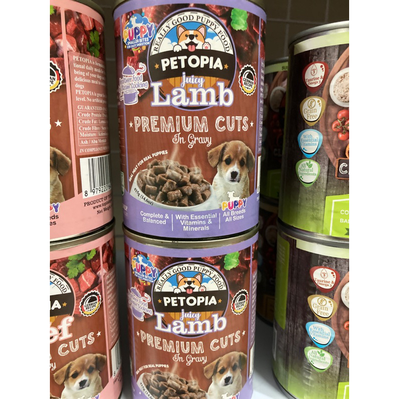 Jual petopia premium cuts lamb kaleng 415g | Shopee Indonesia