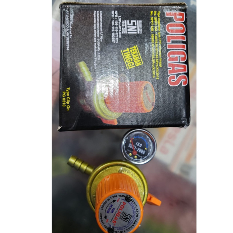Jual Regulator GAS POLIGAS PG 0510 / Regulator Tekanan Tinggi meteran ...