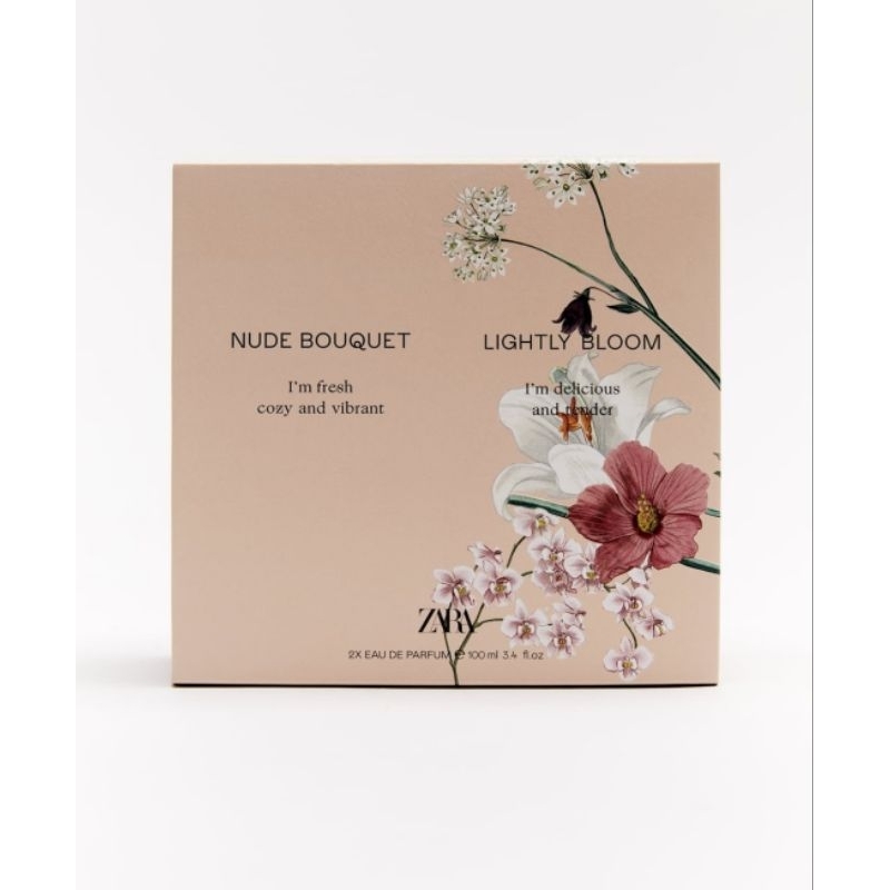 Jual ZARA PARFUM EDP @100ml sebox isi 2 botol | Shopee Indonesia