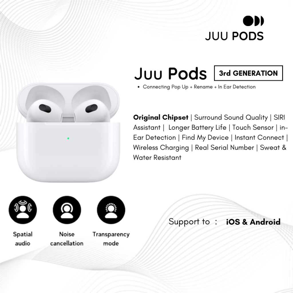 Jual Juu Pods 3rd Generation Gen 3 2023 Imei And Serial Number