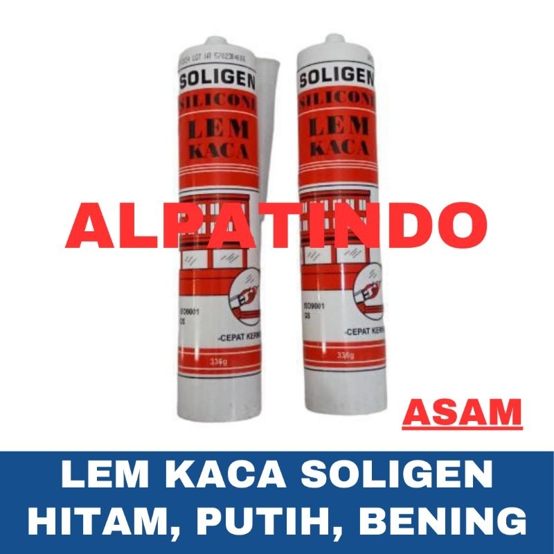 Jual LEM KACA SILEN SOLIGEN / SEALANT ASAM | Shopee Indonesia