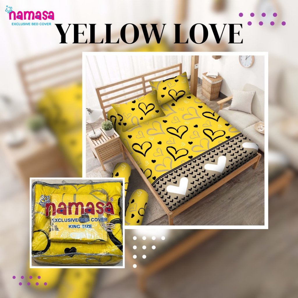 Jual Namasa Bedcover Set + Sprei Ukuran 180x200 dan 160x200 Bahan TIDAK ...