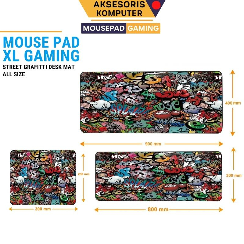 Jual Mouse Pad Gaming-MousePad XL Desk Mat Alas Tatakan Laptop Keren ...