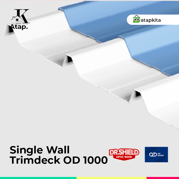 Jual Atap UPVC / Dr. Shield OD1000 / Trimdeck / Atap Spandek / Single ...