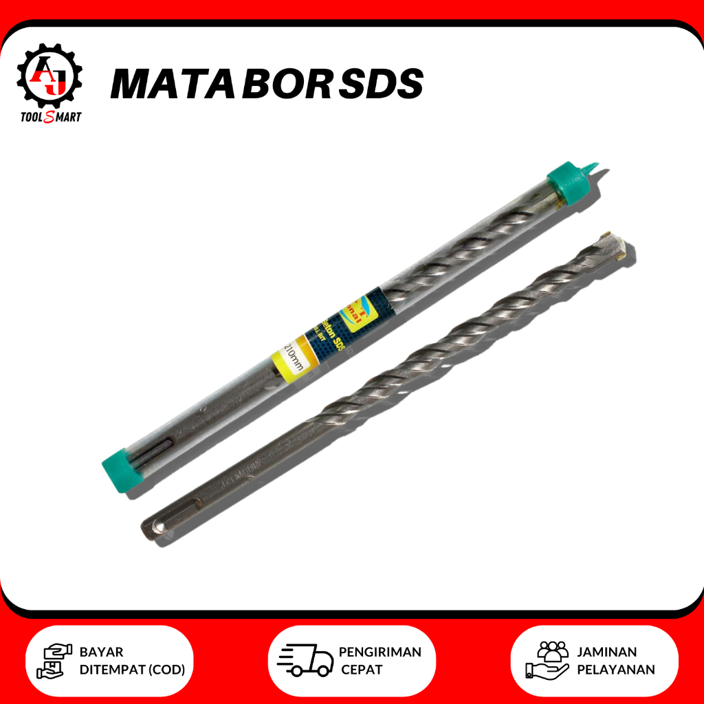 Jual Mata Bor SDS CPT National Ukuran 6-20MM Panjang 260 310 400MM ...