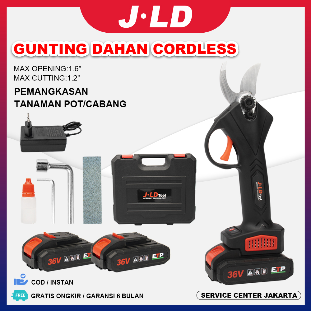 Jual 36V Gunting Dahan Listrik Gunting Taman 4000mAh Elektrik Garden ...
