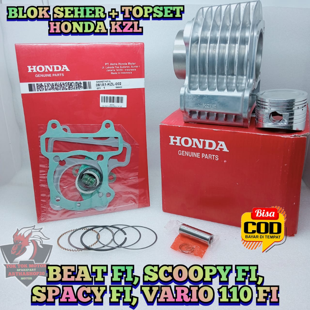 Jual Blok + Seher + Topset KZL Motor Honda Beat FI Injeksi , Spacy fi , Scoopy fi stater kasar ...