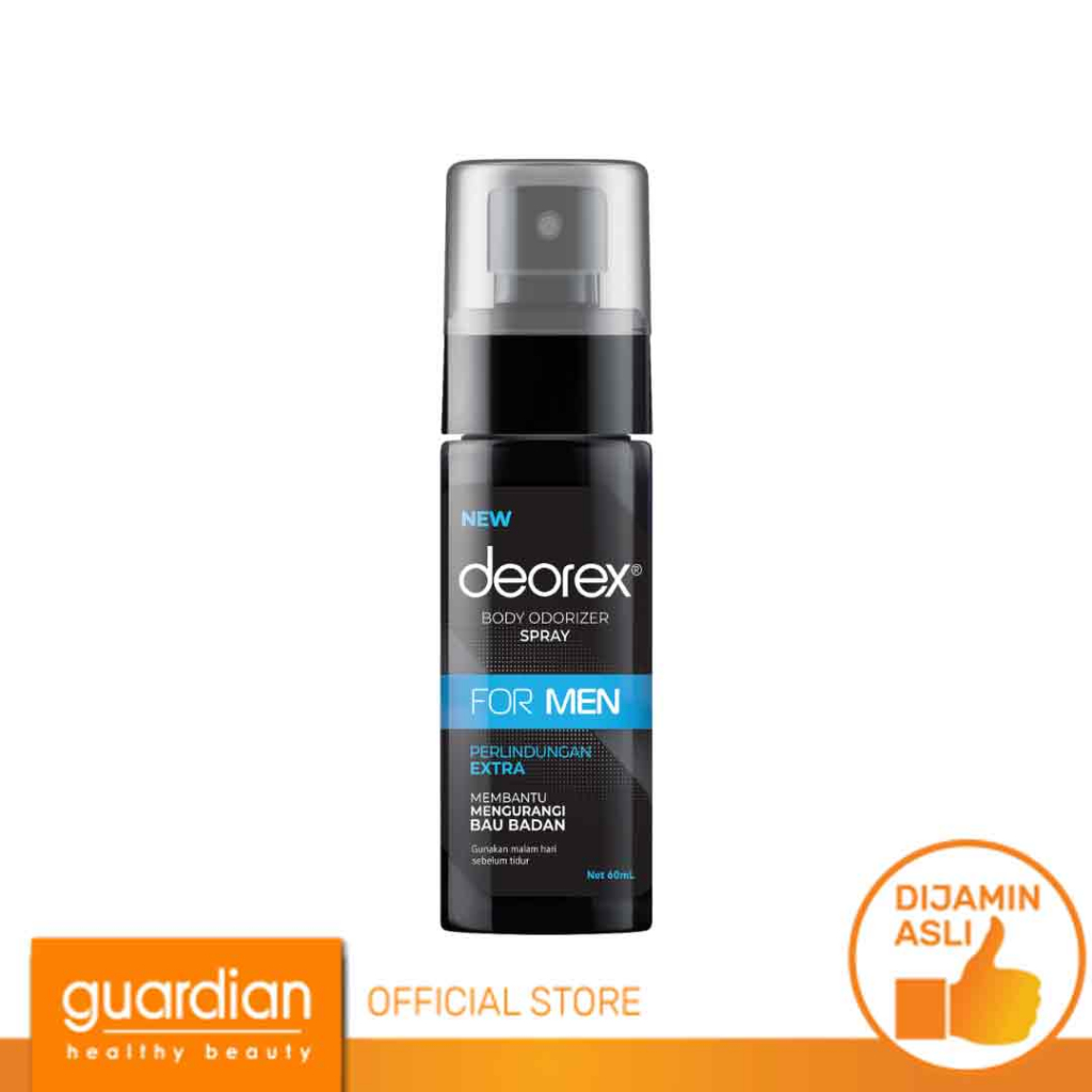 Jual DEOREX Body Odorizer Spray For Men 60ml | Shopee Indonesia
