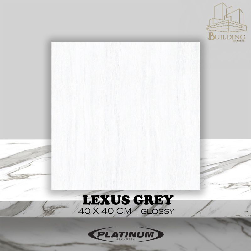 Jual Keramik Lantai 40×40 LEXUS GREY/GLOSSY/PLATINUM | Shopee Indonesia