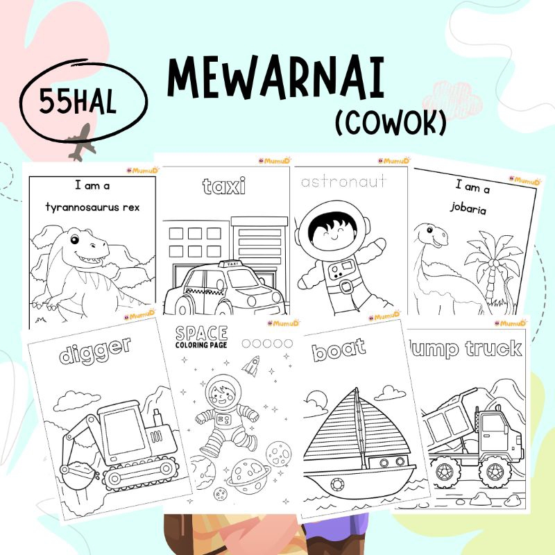 Jual Worksheet/booklet pra sekolah/ worksheet anak 2 sampai 6 tahun ...