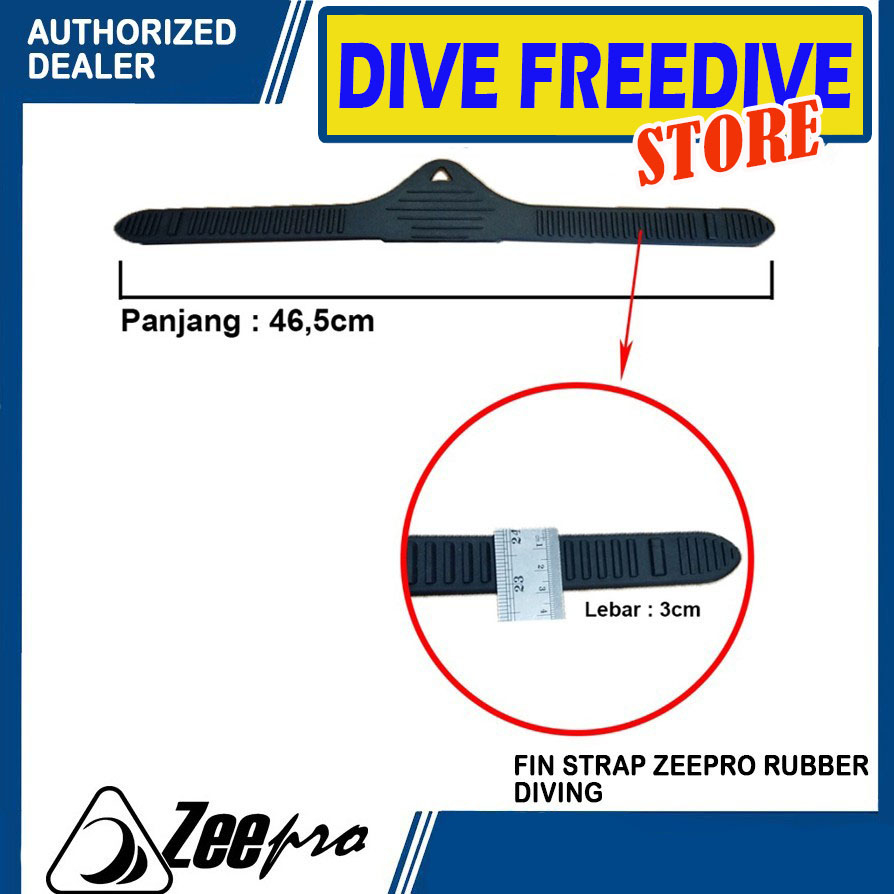 Jual Spare Part Fin Strap Rubber Zeepro Snorkeling Scuba Diving Dive ...
