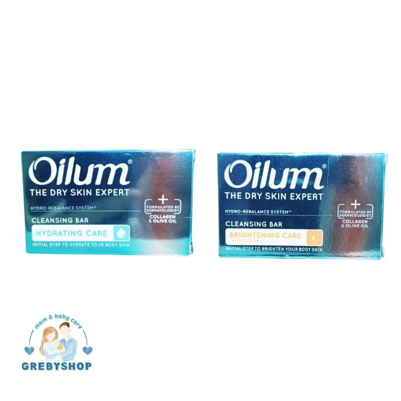 Jual Oilum Hydrating/Oilum Brightening Care Cleansing Bar Sabun Batang ...