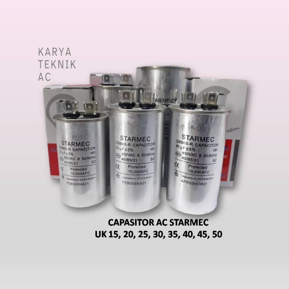 Jual CAPASITOR KAPASITOR AC STARMEC SEMUA UKURAN | Shopee Indonesia