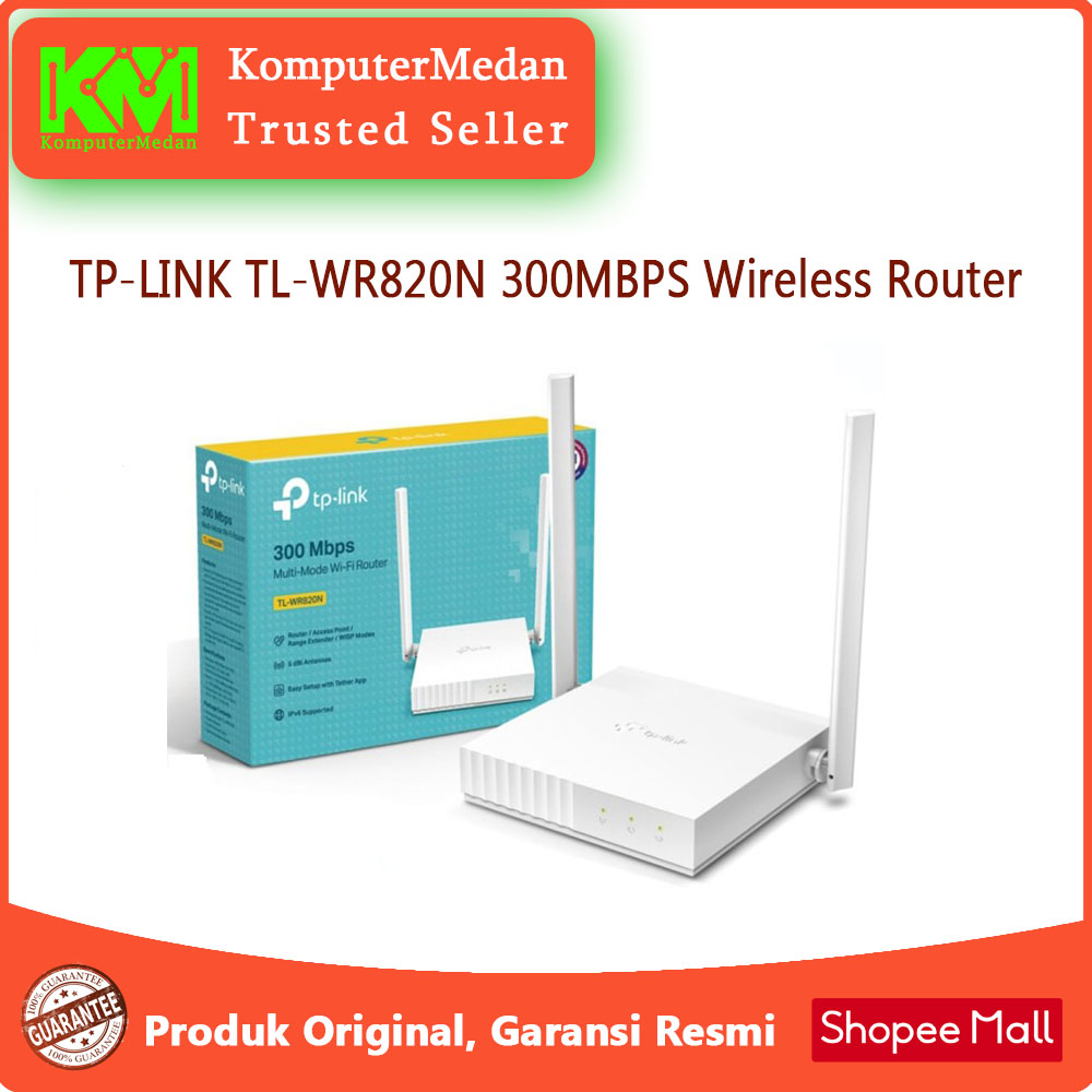 Jual TP-Link TL-WR820N 300Mbps Wireless Router TP LINK WR820N 820N ...