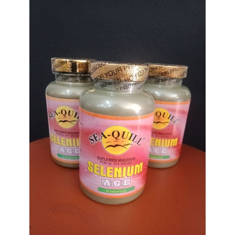 Jual Sea Quill Selenium ACE isi 50 Kapsul Antioksidan Dan Daya Tahan ...