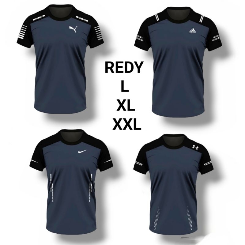 Jual BAJU IMPORT BAJU OLAHRAGA PRIA DAN WANITA DEWASA KAOS GYM SLIM FIT ...