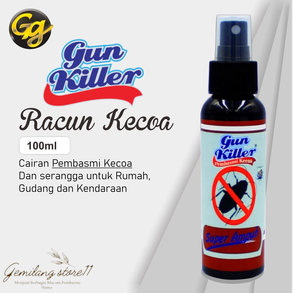 Jual Pembasmi Kecoa Semprot Cair Super Ampuh Di Rumah & Mobil, Racun ...