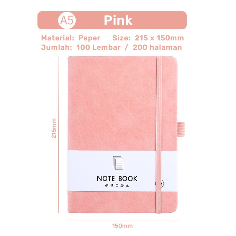 Jual Notebook A5 Buku catatan aesthetic Buku tulis agenda Bullet Book ...