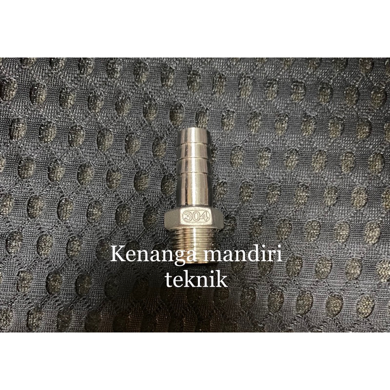 Jual Hose nepel selang stainless 304 / sambungan selang stainless 1/2 ...