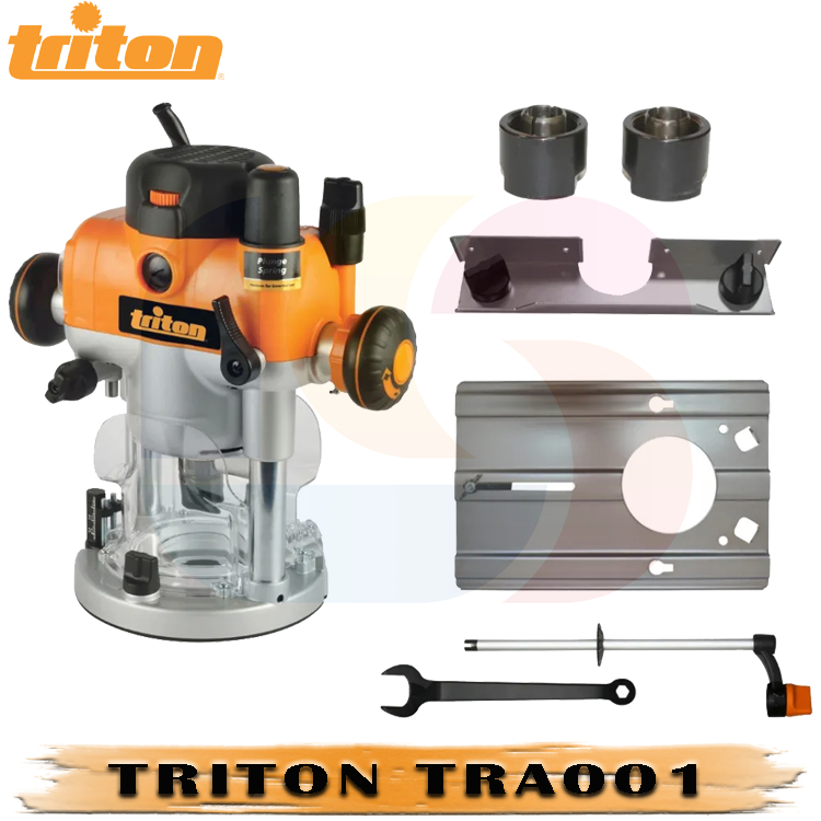 Jual Triton TRA001 3-1/4 HP Dual Mode Precision Plunge Router 2400 WATT ...
