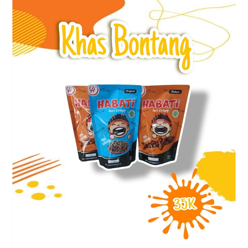 Jual Teri Crispy cemilan Khas Kalimantan Timur daerah Bontang HABATI ...