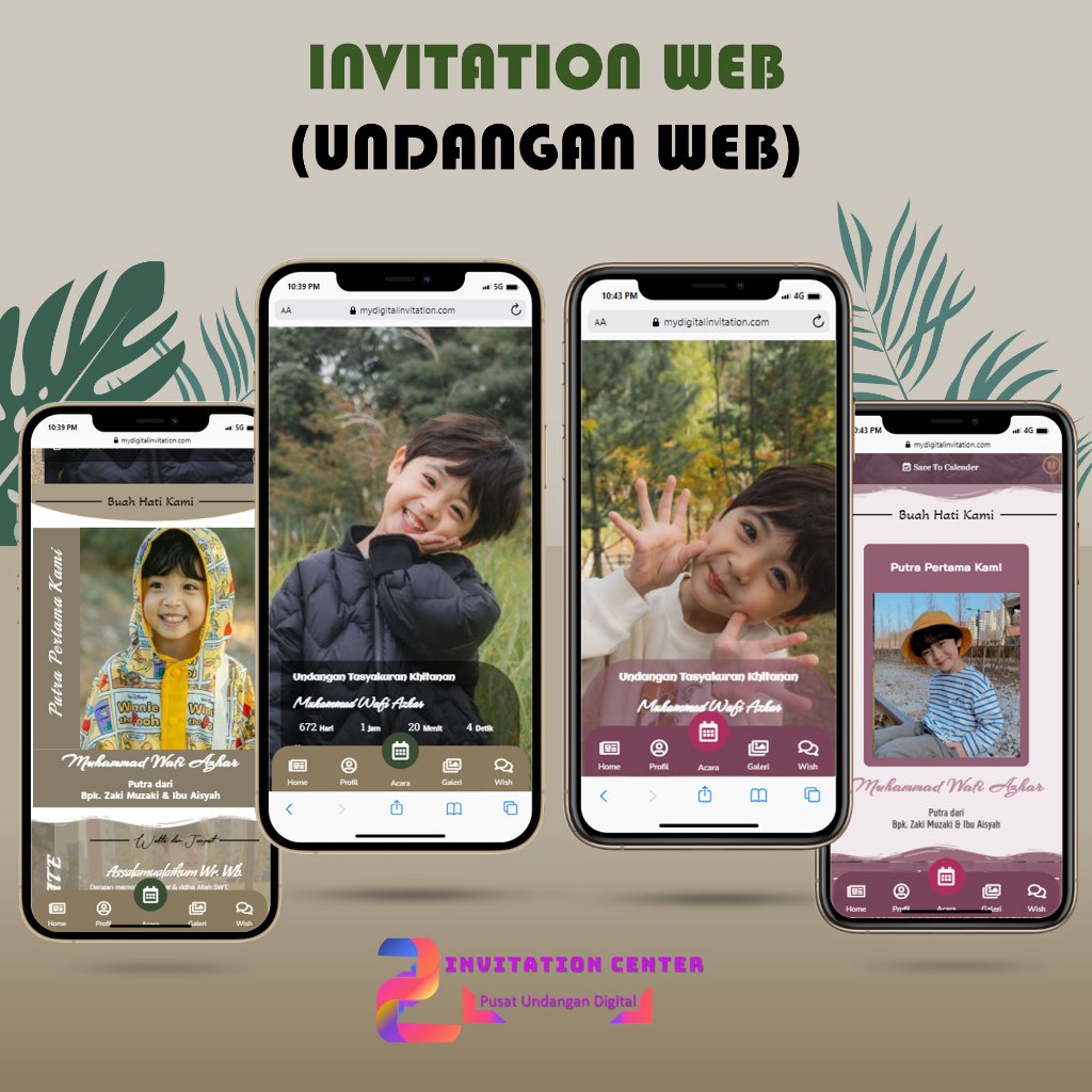 Jual Undangan Khitanan Web I Undangan Digital Khitanan Web I Tema ...