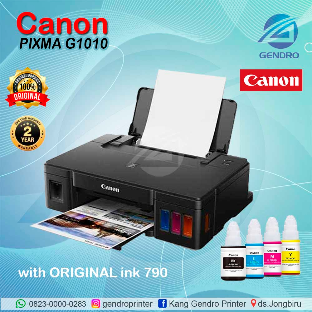 Jual Printer Canon Pixma G1010 G-1010 Original ink GI-790 | Shopee ...
