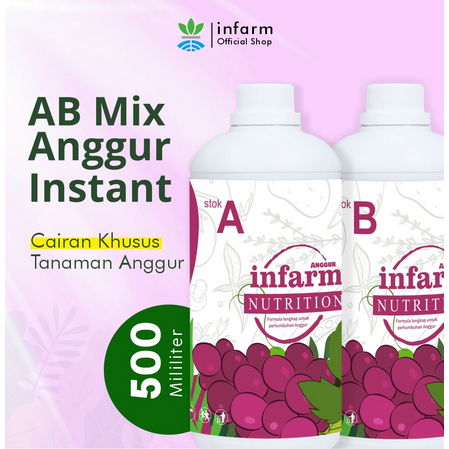 Jual INFARM - Nutrisi Ab Mix Anggur Instant 500 Ml | Shopee Indonesia