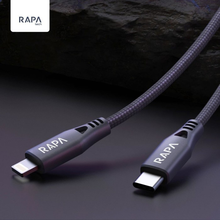 Jual Kabel Iphone Aplle Type C USB-C To Lighting 27W MFI ORIGINAL RAPA ...