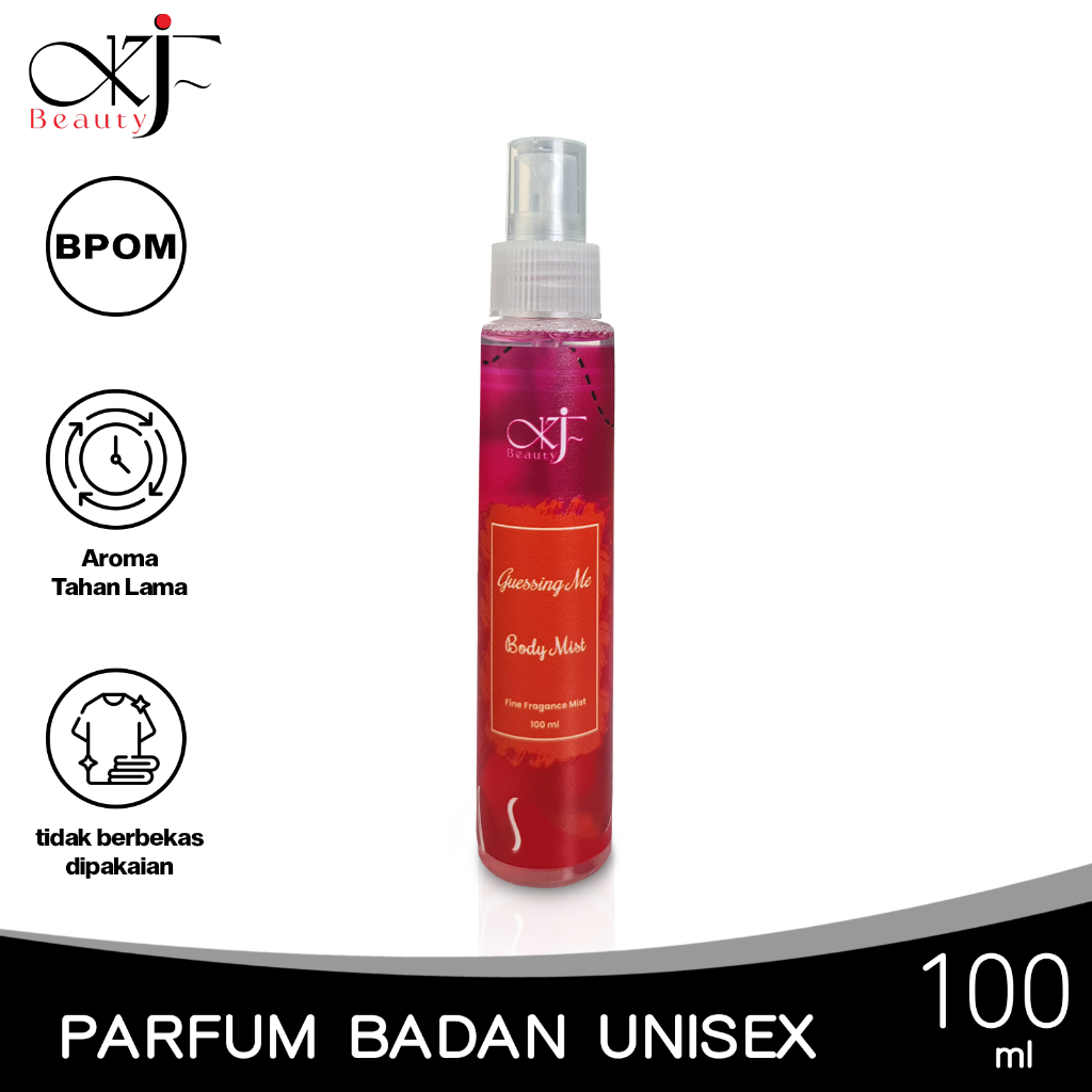 Jual Kjf Guessing Parfum Badan Unisex 100 Ml Spray Body Mist Fragrance ...