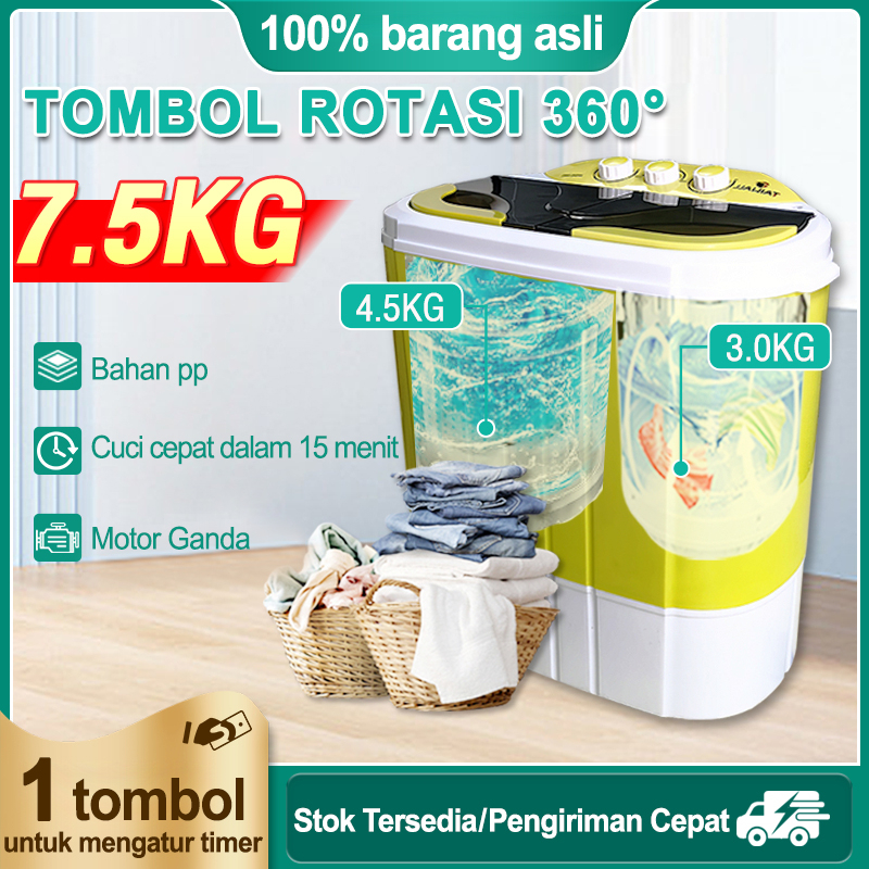Jual Mesin cuci otomatis, mesin cuci rumahan 8.5kg, cuci dan bilas ...