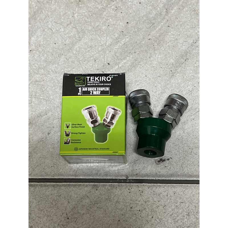 Jual Coupler cabang 2 Tekiro / Air Quick Coupler 2 way | Shopee Indonesia