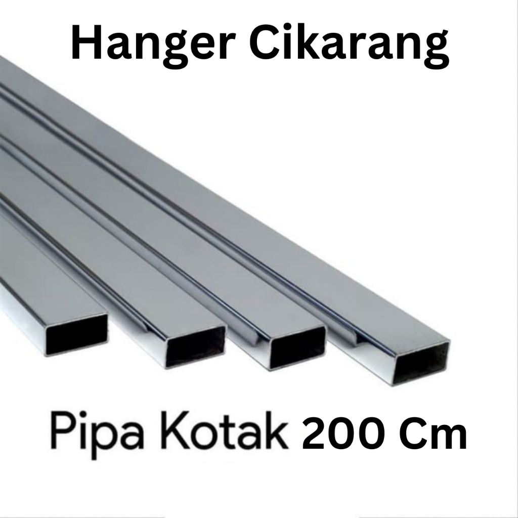 Jual Pipa Kotak Stainless 200 cm | Gantungan Baju Display | Shopee ...