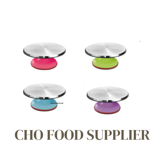 Jual MEJA PUTAR STAINLESS / CAKE STAND STAINLESS | Shopee Indonesia