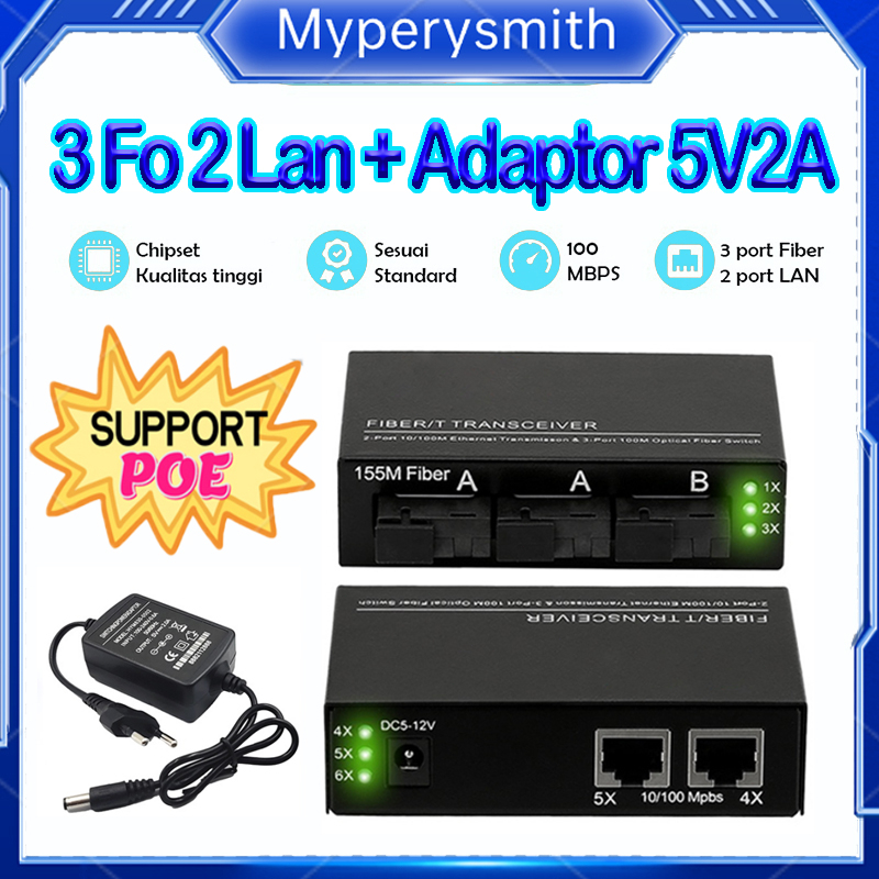 Jual [POE] Htb 3 Fo 2 Lan Converter 3 Fo 2 Lan Konverter 3F2E 100 Mpbs ...