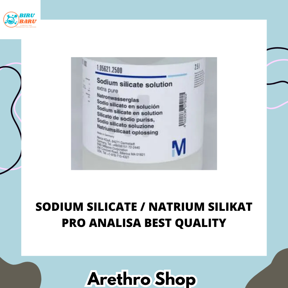 Jual SODIUM SILICATE / NATRIUM SILIKAT ( Na₂SiO₃ ) PRO ANALISA 10 GRAM ...