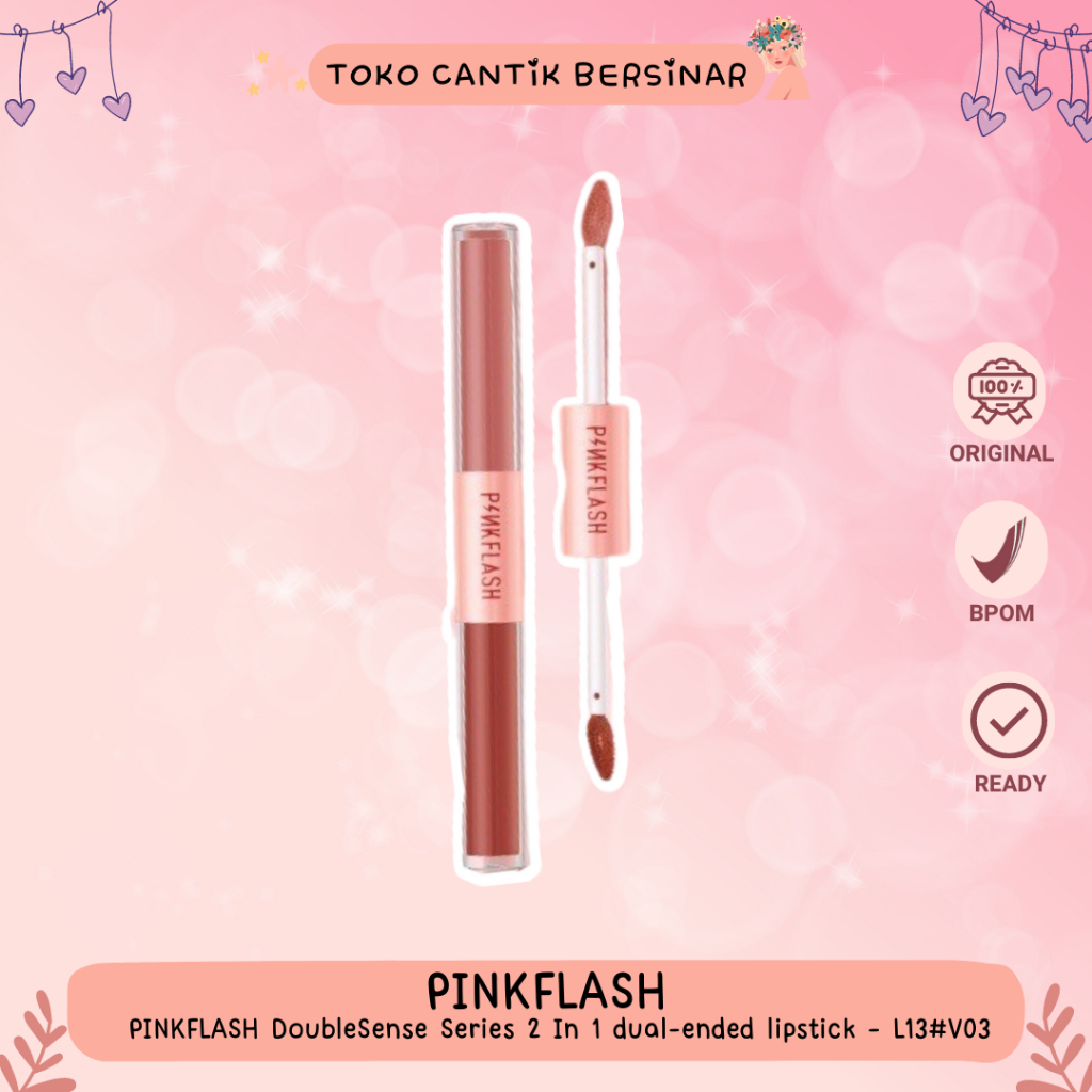 Jual PINKFLASH 2 IN 1 Double Effect Lipstik Ombrelips Liquid Matte ...